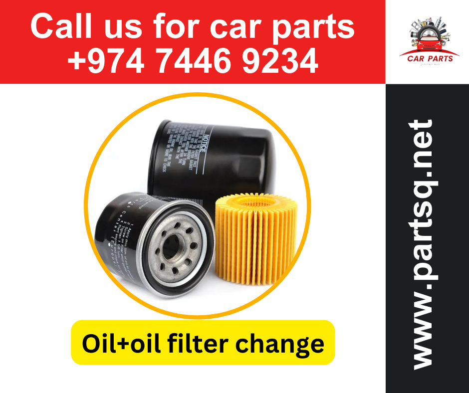 Oil Change And Filter Replacement - Car Parts Qatar